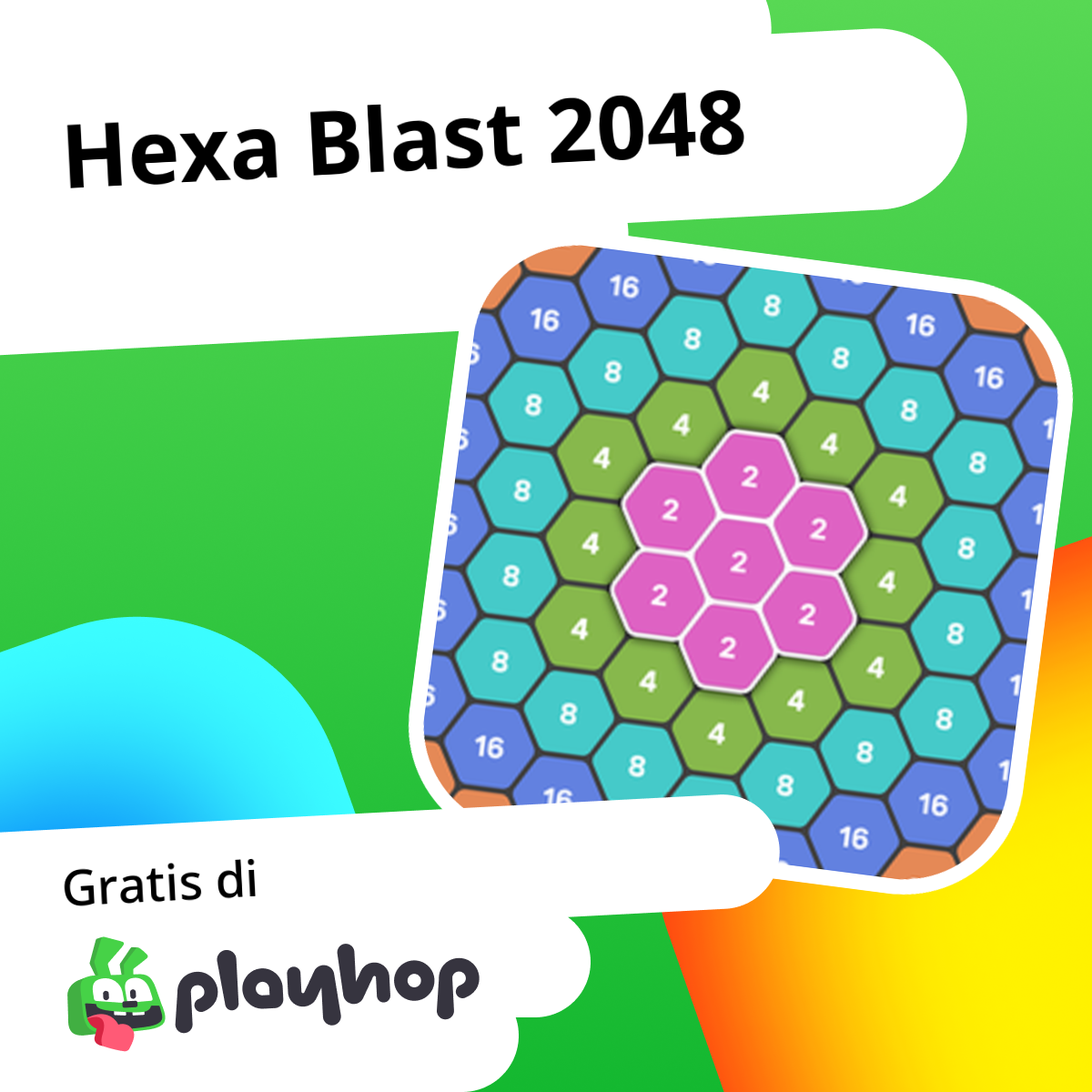 Hexa Blast 2048 (oleh Addictive Games): Mainkan Online Secara Gratis Di Playhop