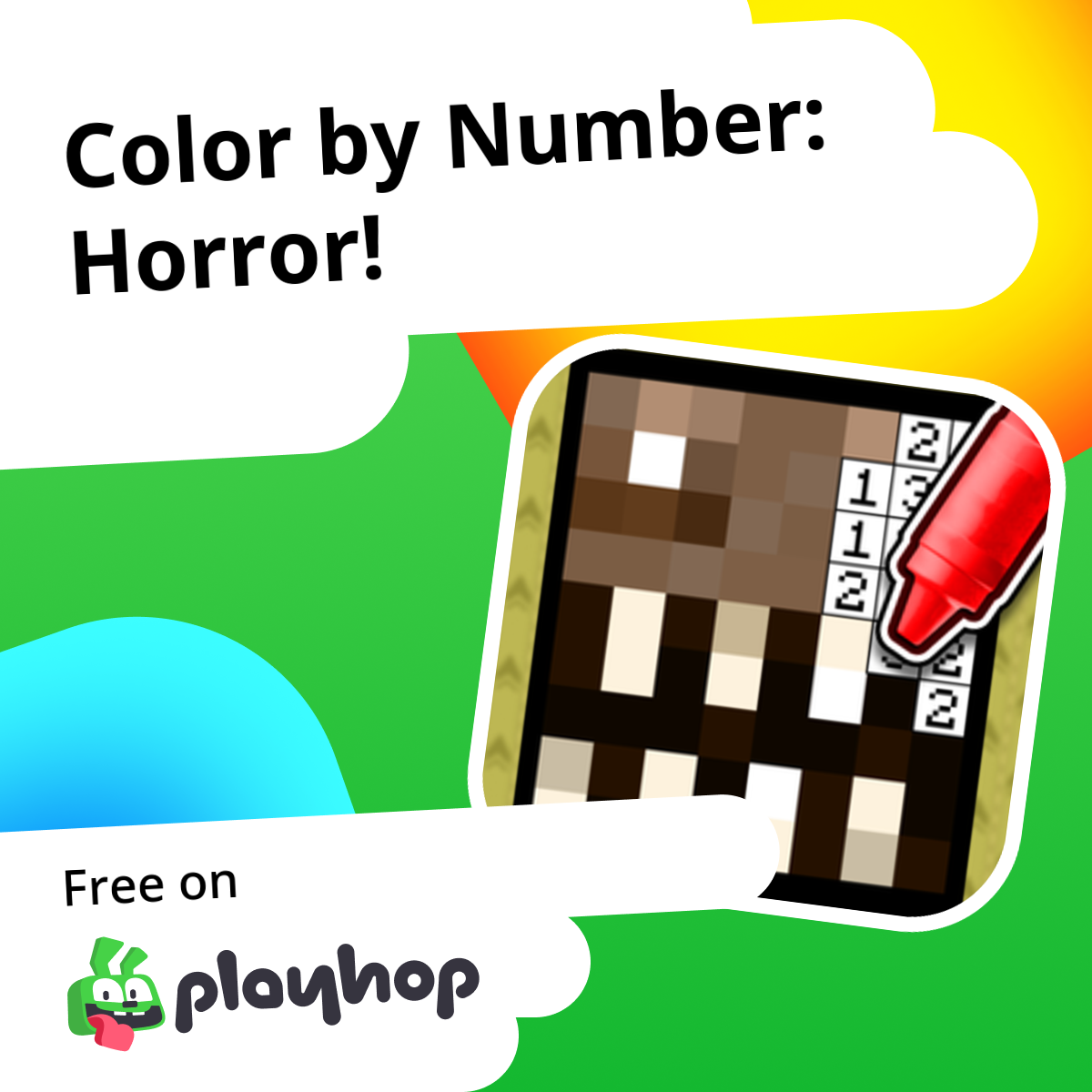 Color by Number: Horror! (by Random Publish): Play Online For Free On ...