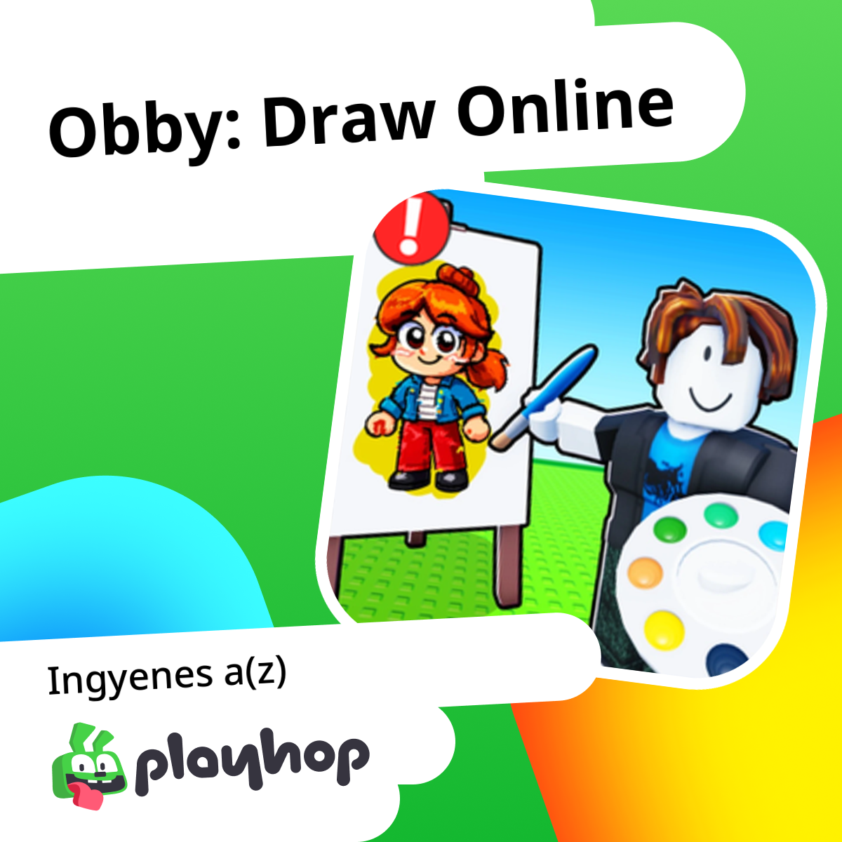 Obby: Draw Online: Játssz ingyen online a(z) Playhop oldalán