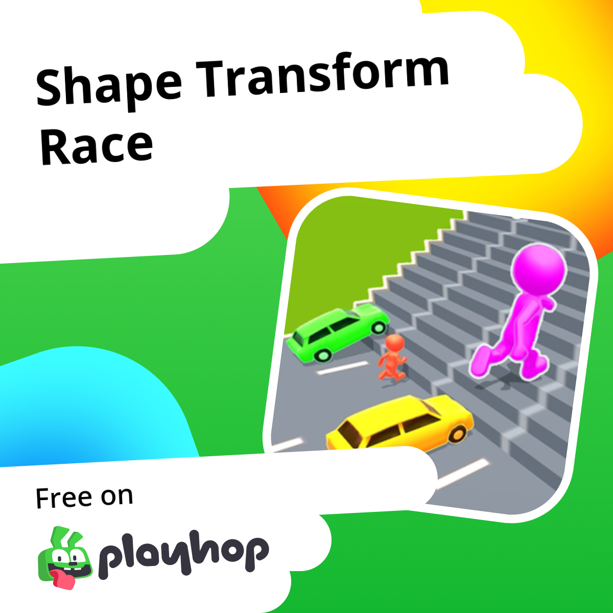 Shape Transform Race (by gameVgames): Play Online For Free On Playhop