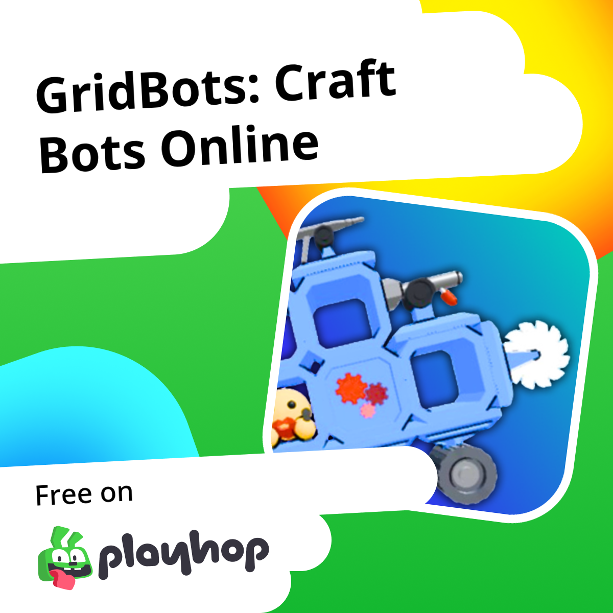 GridBots: Craft Bots Online: Play Online For Free On Playhop
