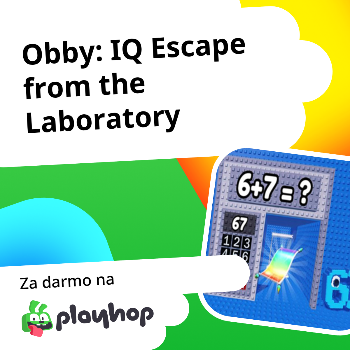 Obby: IQ Escape from the Laboratory (przez Serbull): Graj Online Za ...