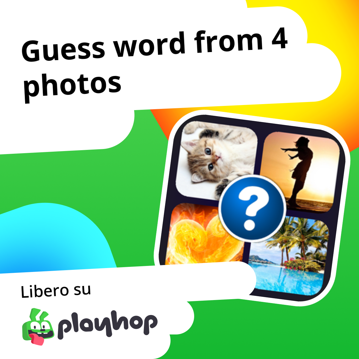 Guess word from 4 photos: Gioca Gratis Online su Playhop