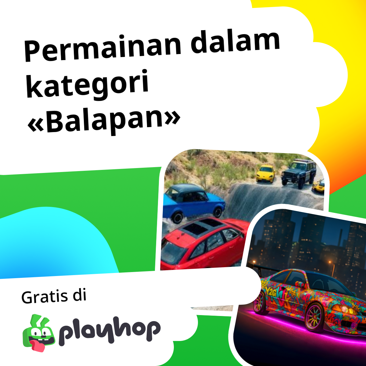 Balapan game Online: Main Gratis di Playhop