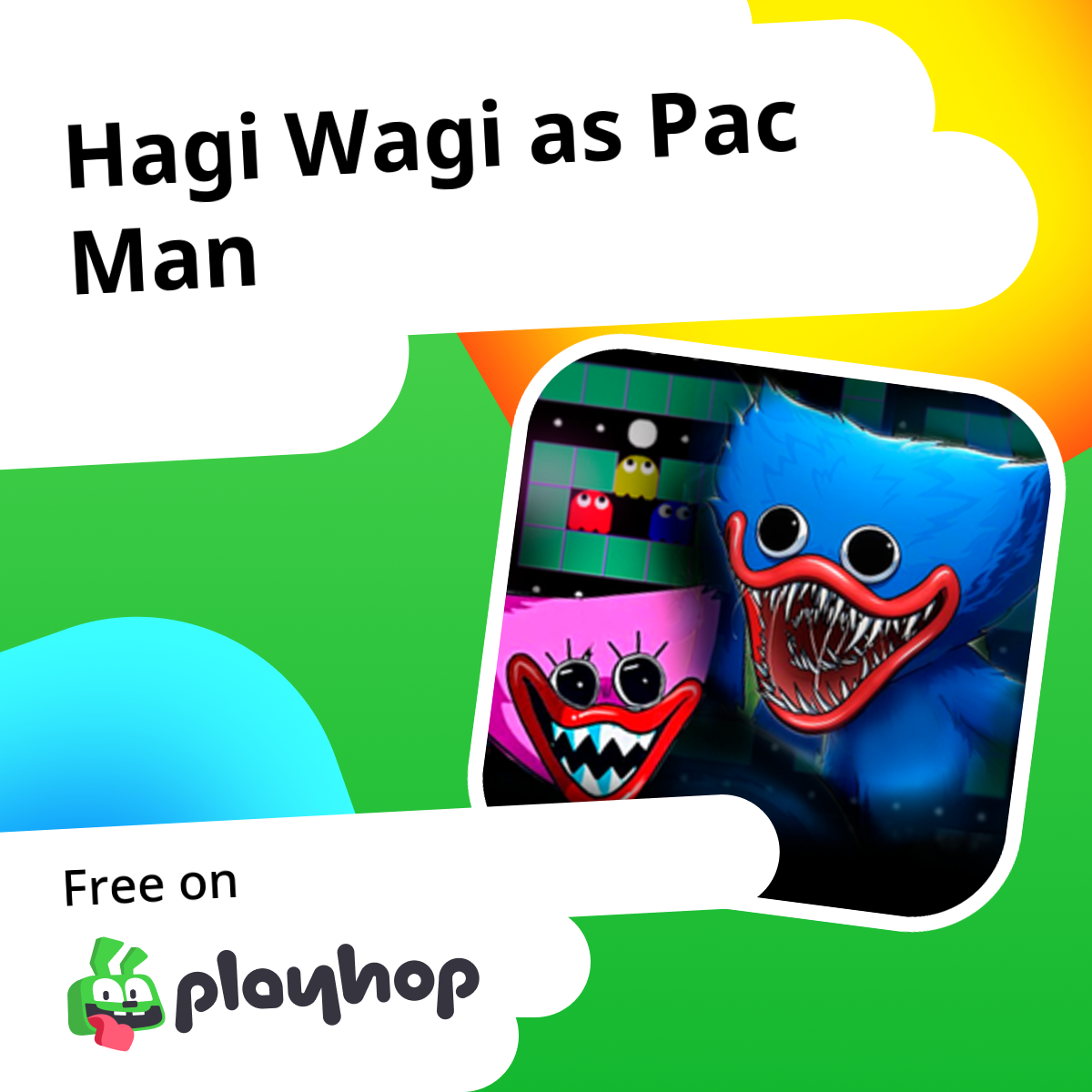 Hagi Wagi as Pac Man (by PaperGames): Play Online For Free On Playhop