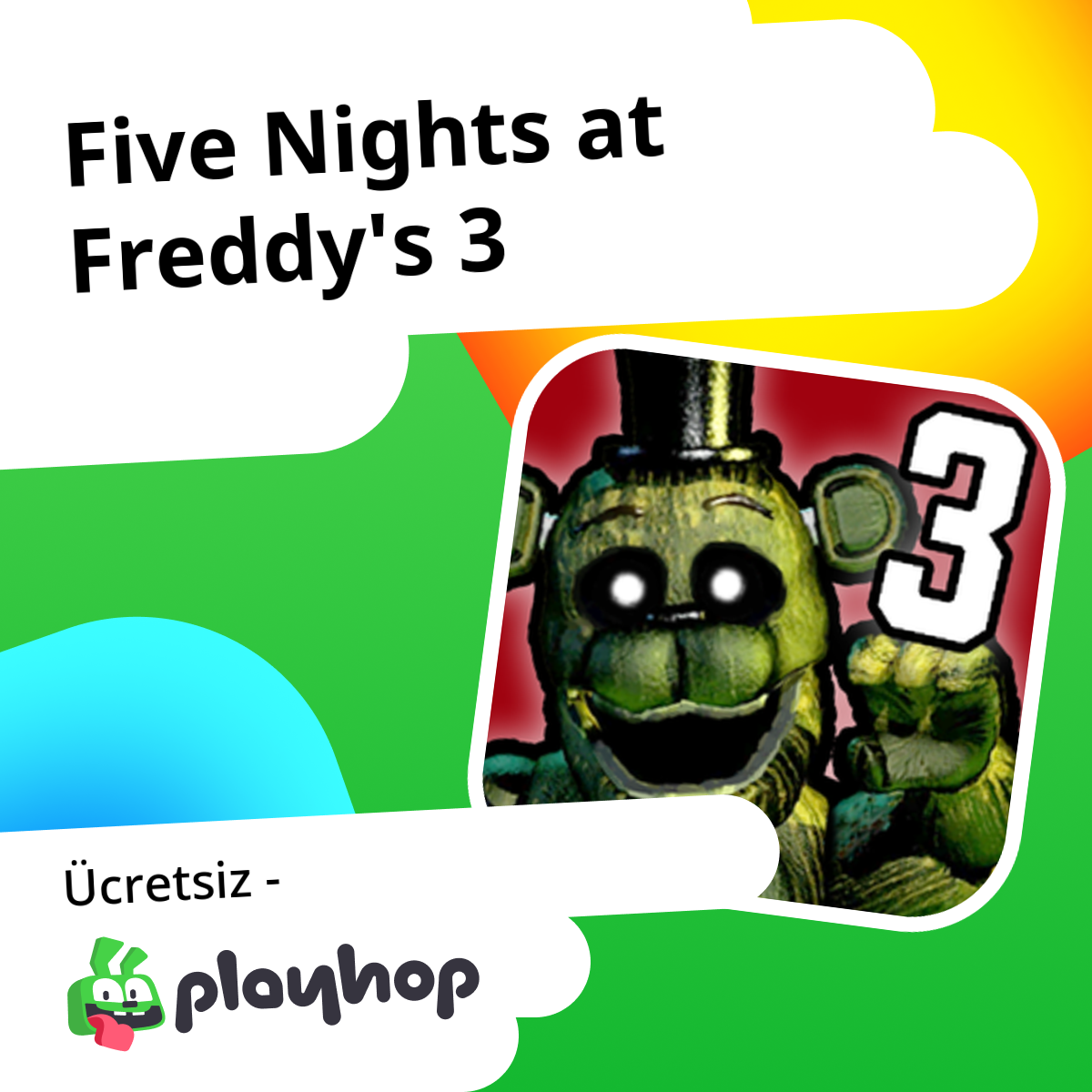 Five Nights at Freddy's 3: Playhop'da Ücretsiz Çevrimiçi Oynayın