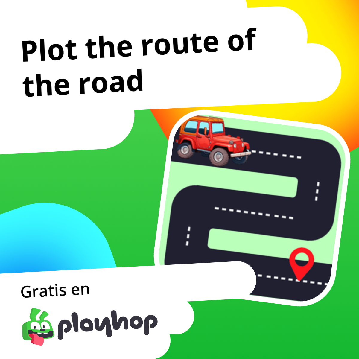 Plot the route of the road: Juega en línea gratis en Playhop