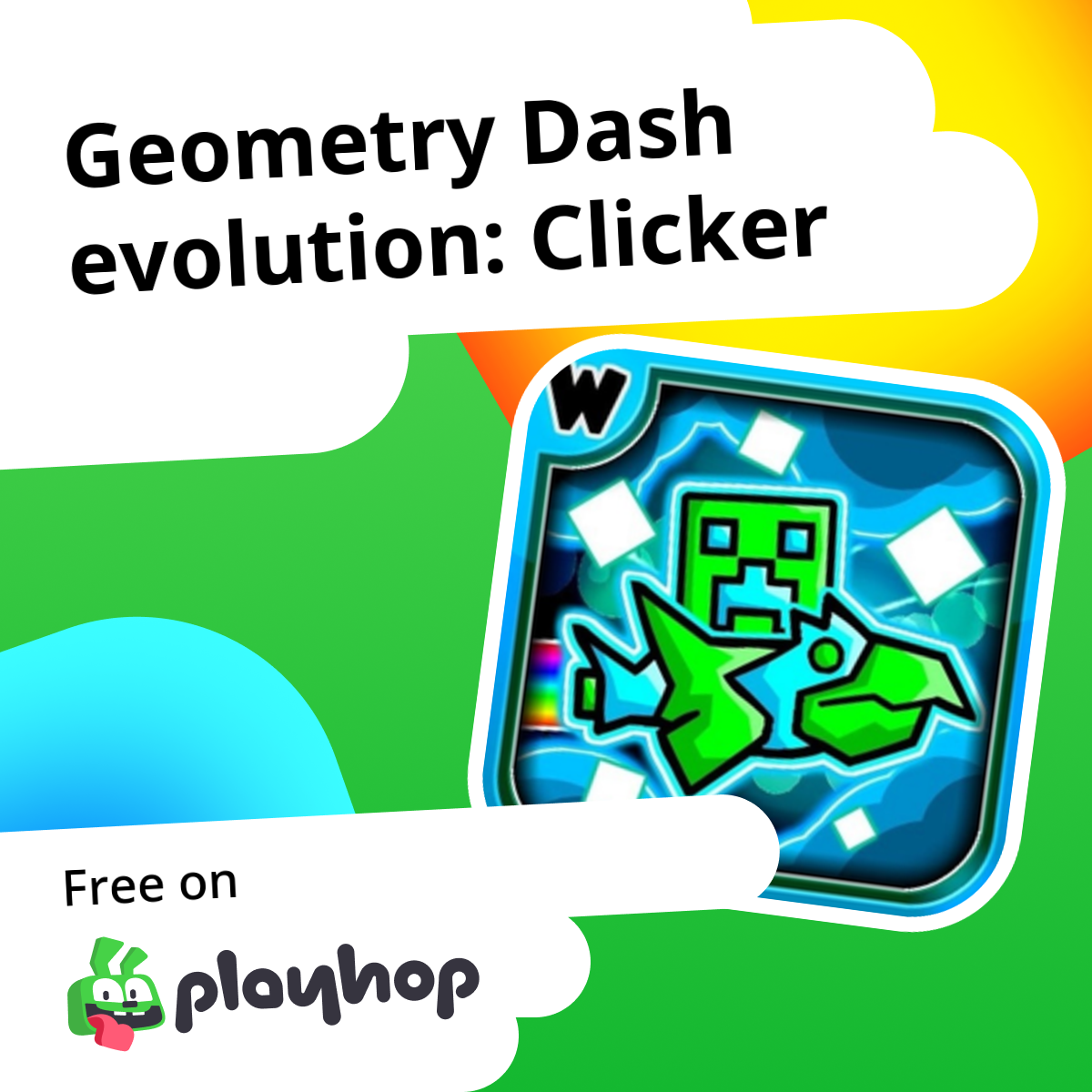 Geometry Dash evolution: Clicker (by MemesGAMES): Play Online For Free On Playhop