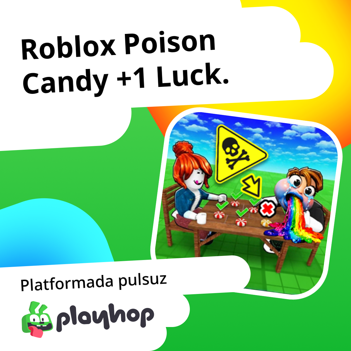 Roblox Poison Candy +1 Luck. (GamesLocation): Playhop xidmətində pulsuz ...