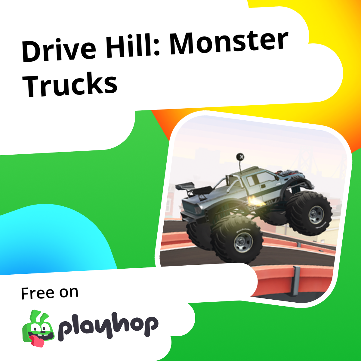 Drive Hill: Monster Trucks (by BOLD CAT): Play Online For Free On Playhop