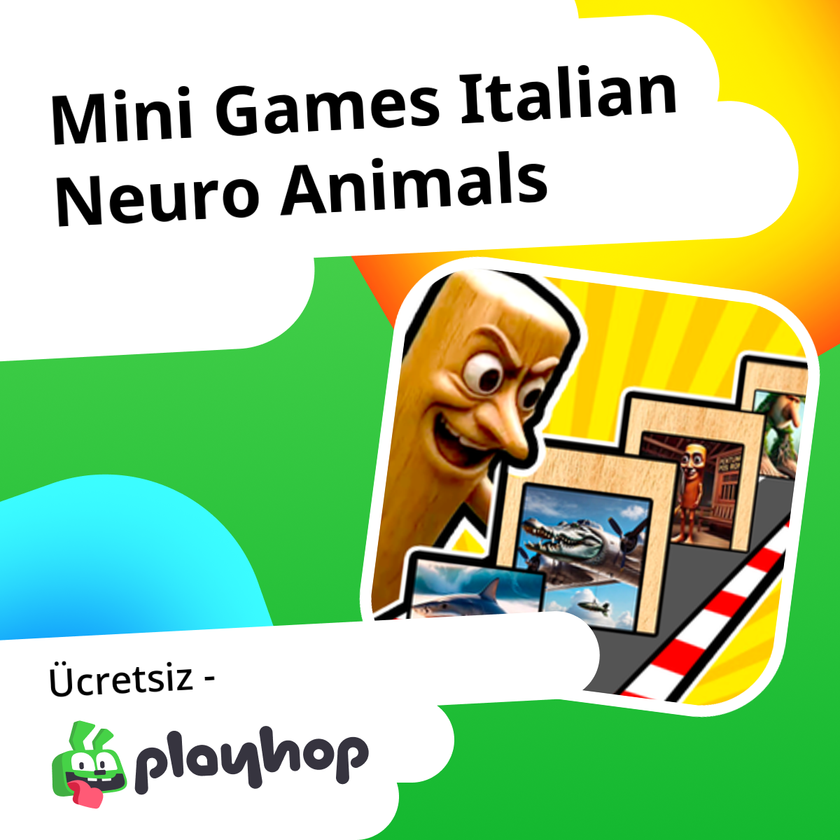 Mini Games Italian Neuro Animals: Playhop'da Ücretsiz Çevrimiçi Oynayın