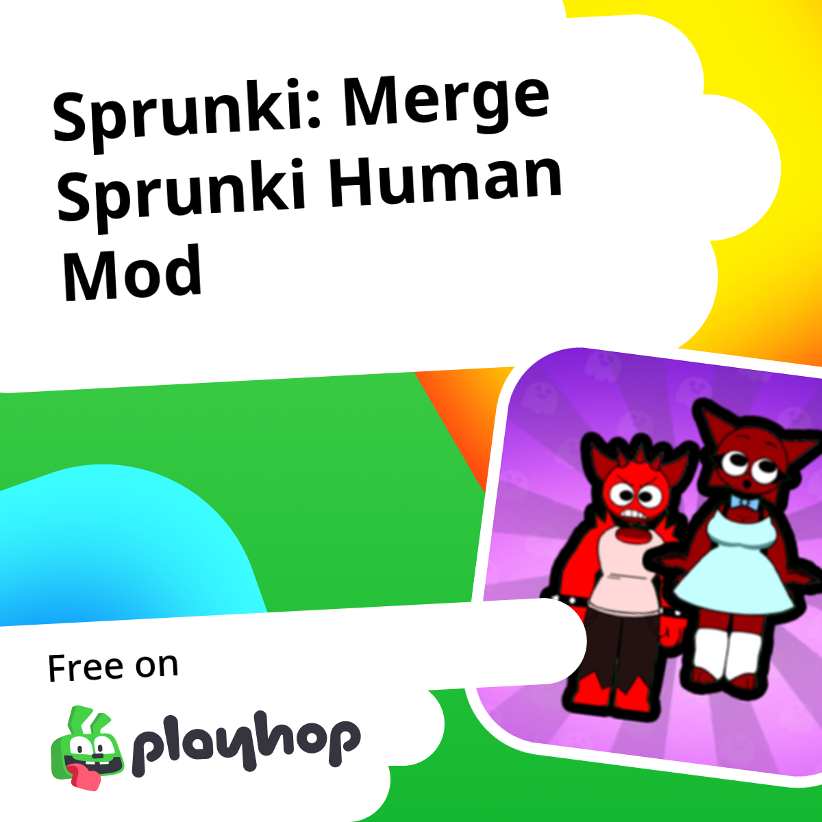 Sprunki: Merge Sprunki Human Mod (by WitchGirlGames): Play Online For ...