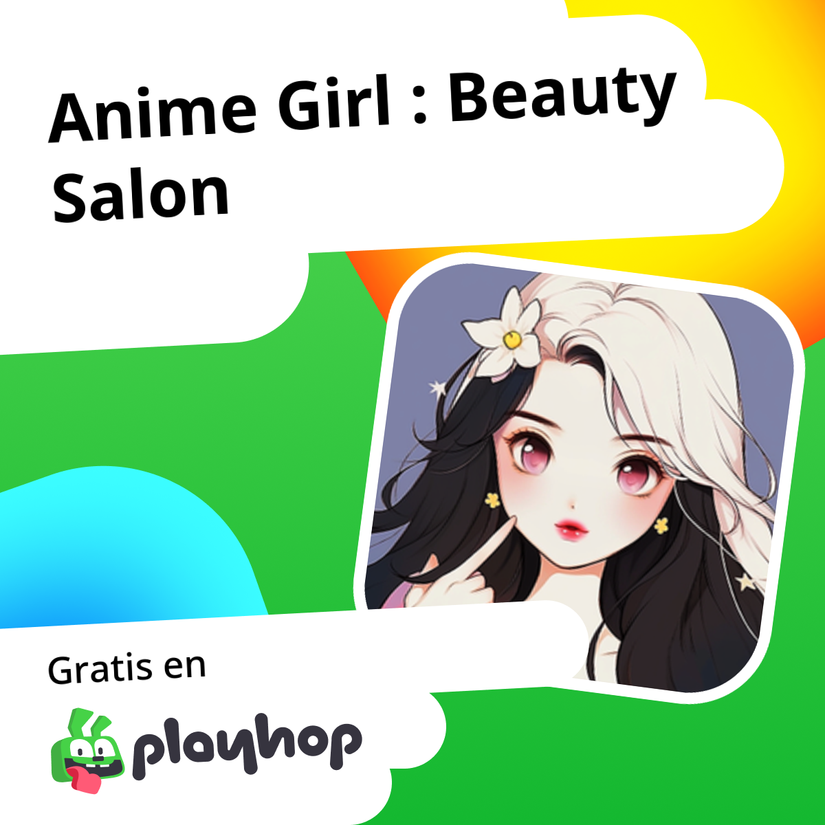Anime Girl : Beauty Salon (por GamesOnly): Juega Gratis Online en Playhop