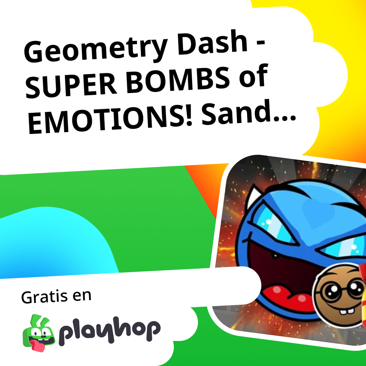 Geometry Dash - SUPER BOMBS of EMOTIONS! Sandbox! (por JellyLab): Juega ...