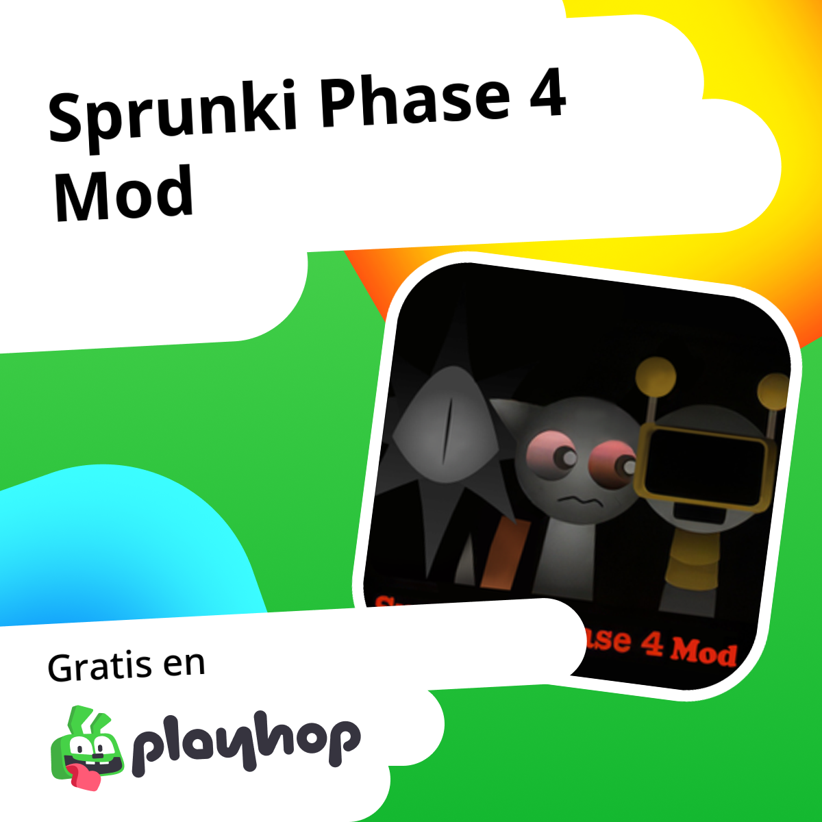 Sprunki Phase 4 Mod (per PaperGames): Juega Gratis Online en Playhop