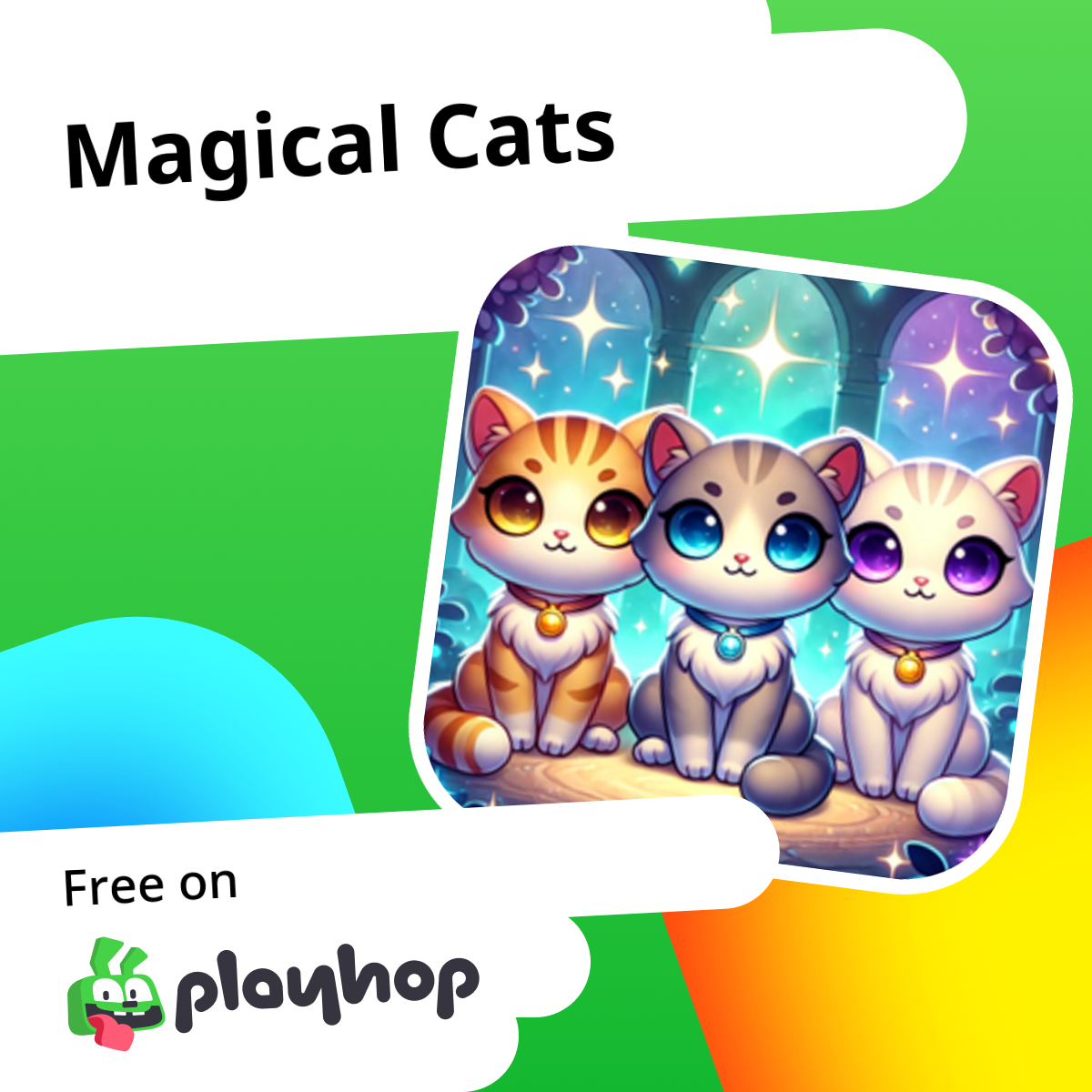 Magical Cats (بواسطة Xmiro): العب على الإنترنت مجانًا على Playhop