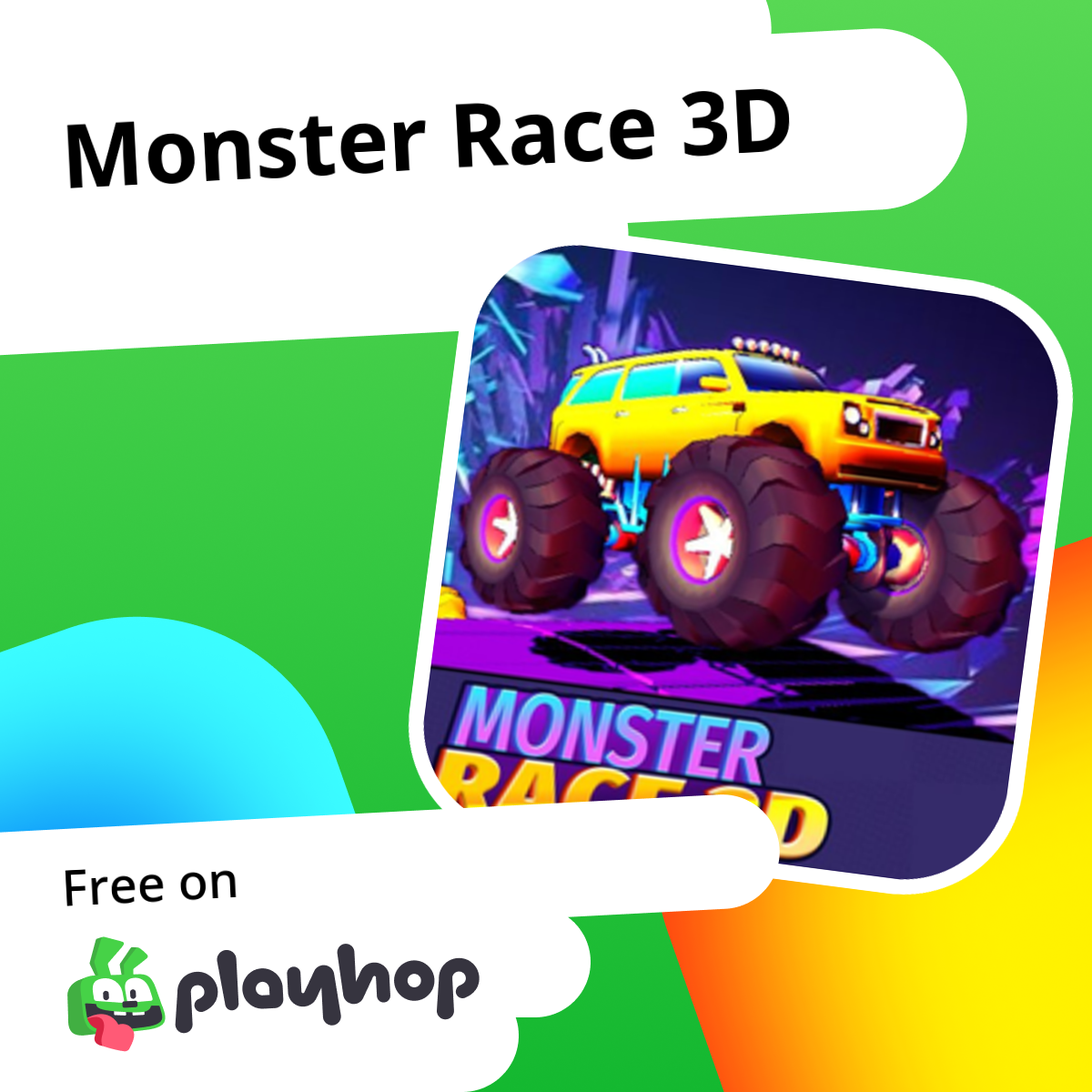 سباق الوحش 3د (بواسطة Hihoy Games): العب على الإنترنت مجانًا على Playhop