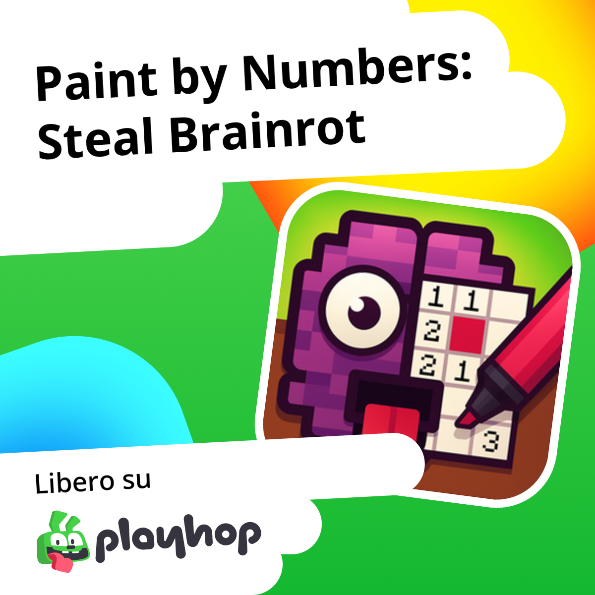 Paint by Numbers: Steal Brainrot (di VokaGames): gioca online ...