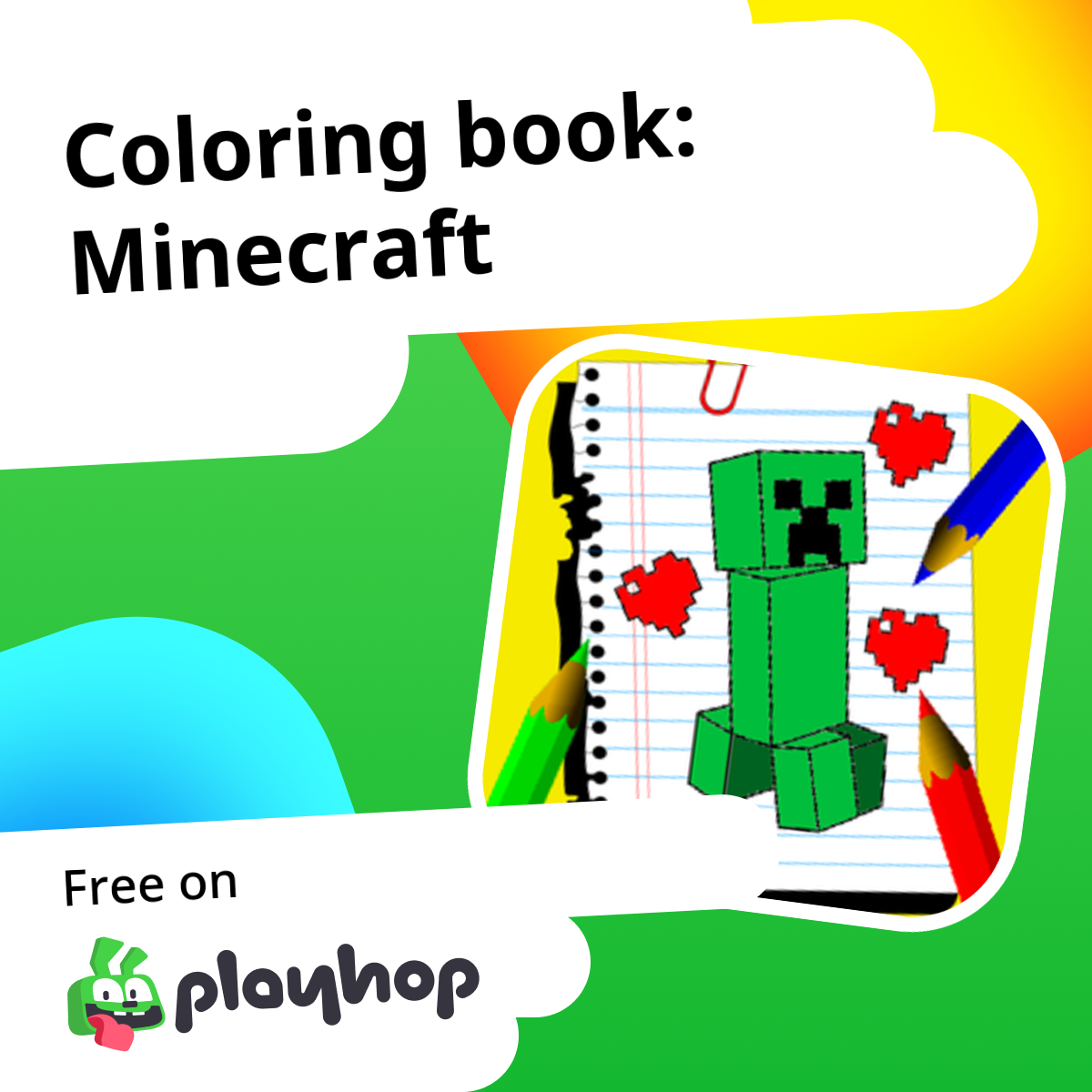 Coloring book: Minecraft (by KULIKOV): Play Online For Free On Playhop