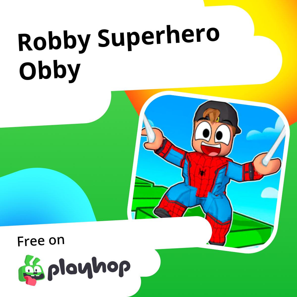 Robby Superhero Obby (by Eva Games): Play Online For Free On Playhop