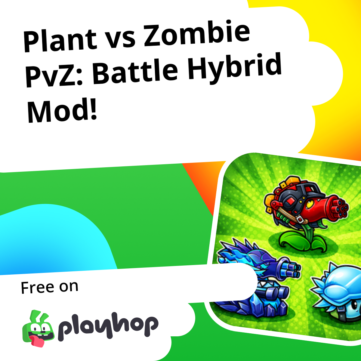 Plant vs Zombie PvZ: Battle Hybrid Mod!: Play Online For Free On Playhop