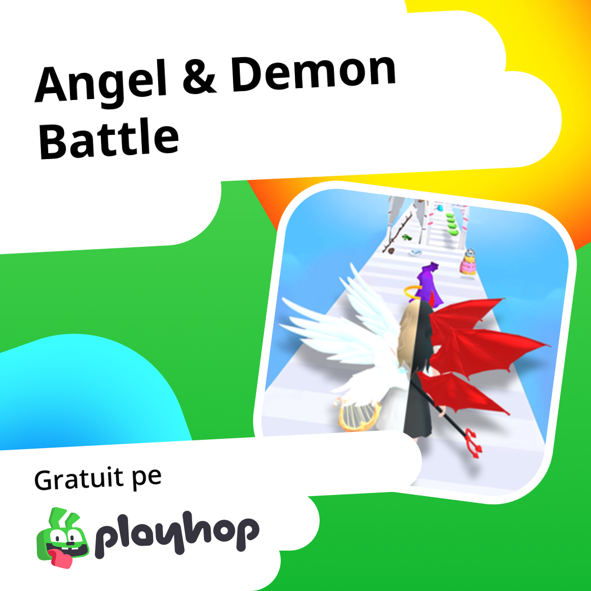Angel & Demon Battle: Joacă Online Gratuit pe Playhop