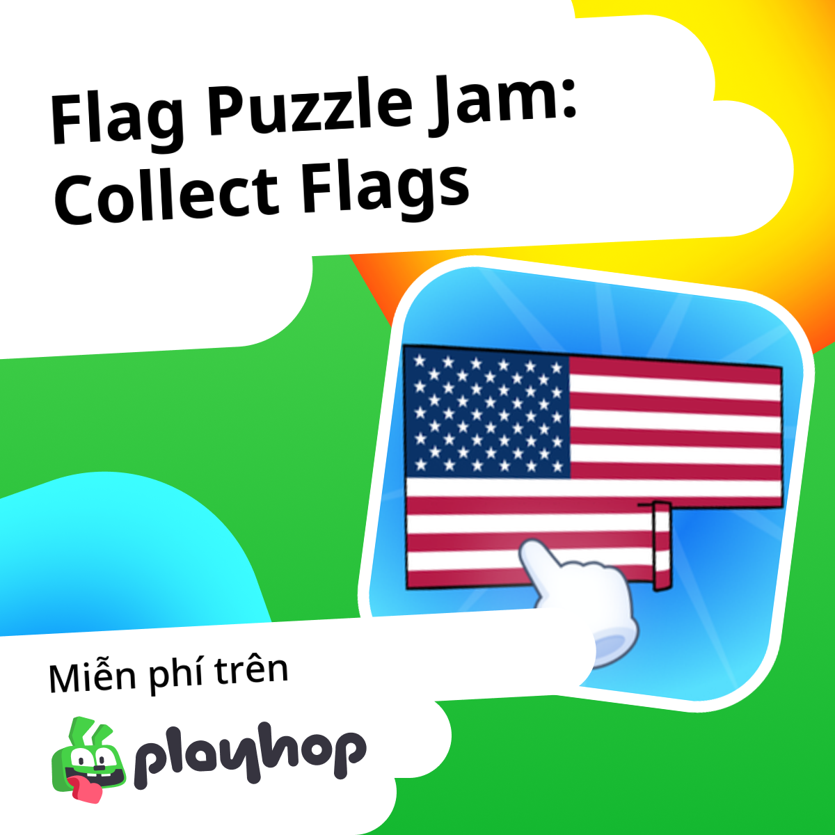 Flag Puzzle Jam: Collect Flags (bởi Fennec Labs): Chơi Trực Tuyến Miễn Phí Trên Playhop