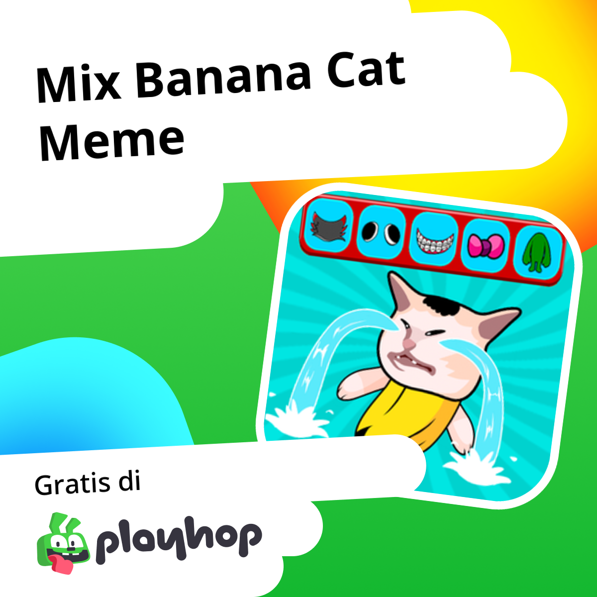 Mix Banana Cat Meme (oleh aviana): Mainkan Online Secara Gratis Di Playhop