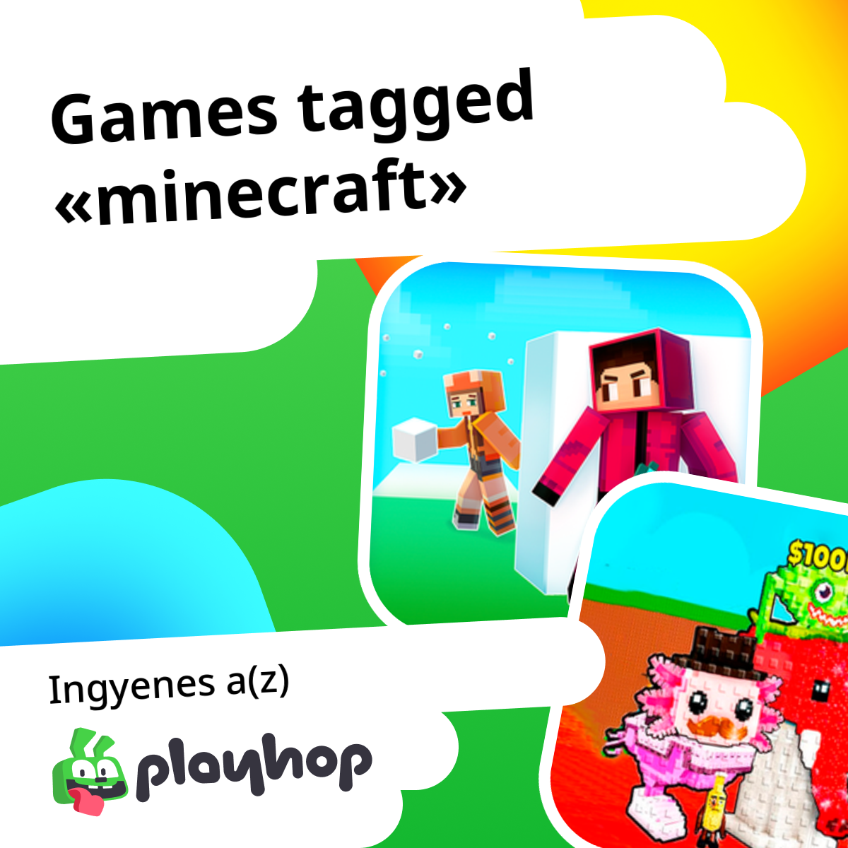 Minecraft játékok Online: Játssz Ingyen Playhop