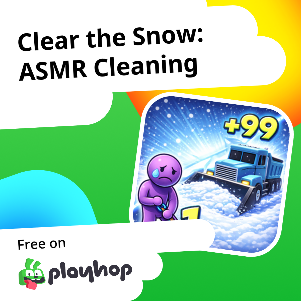 Clear the Snow: ASMR Cleaning: Play Online For Free On Playhop