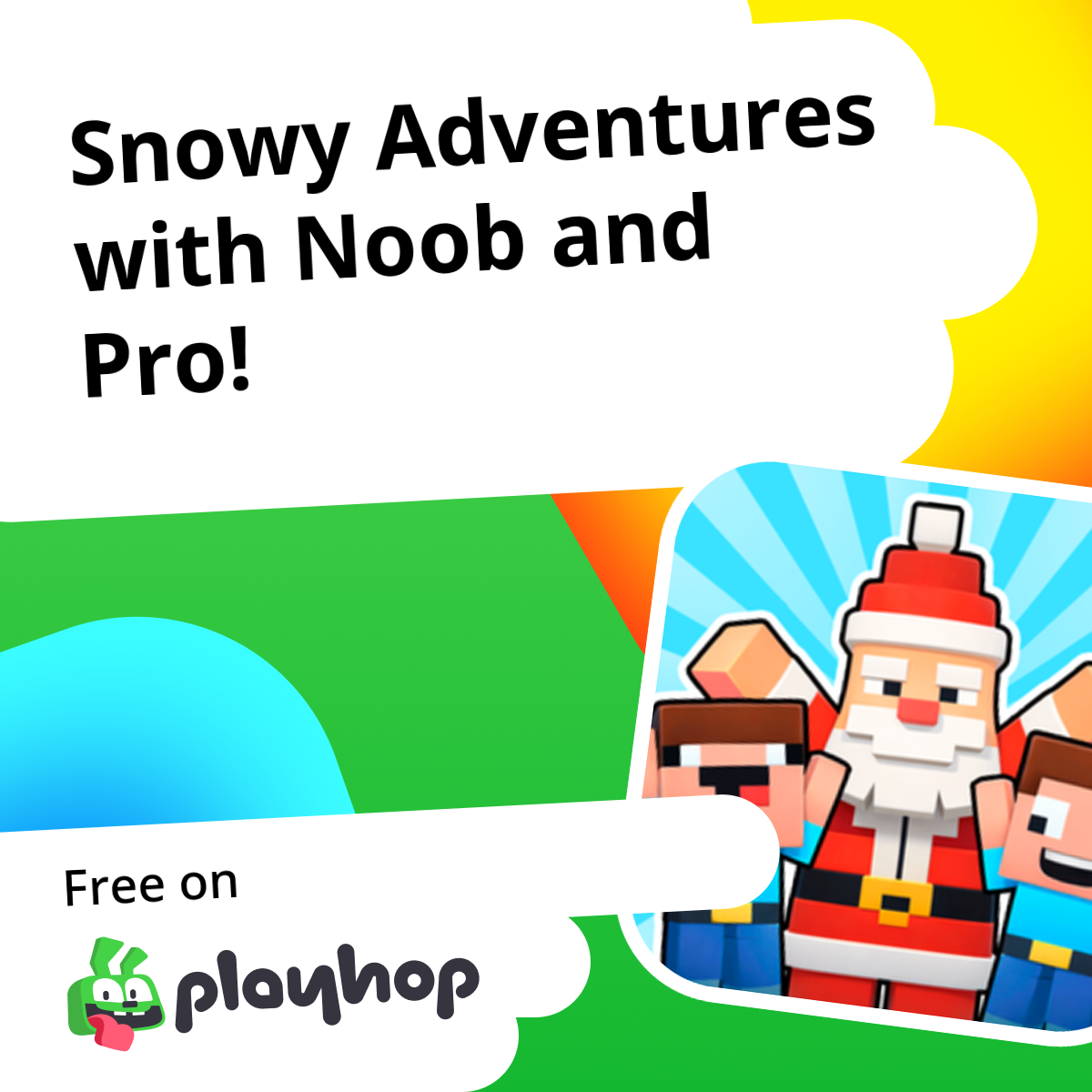 Snowy Adventures with Noob and Pro!: Play Online For Free On Playhop
