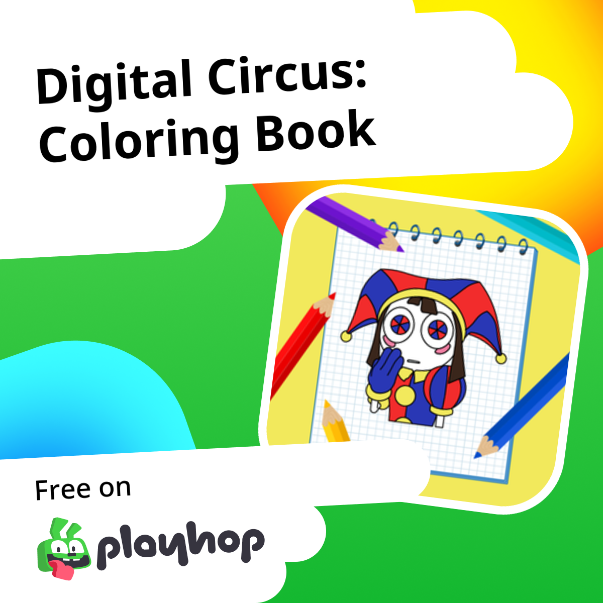 Digital Circus: Coloring Book: Play Online For Free On Playhop