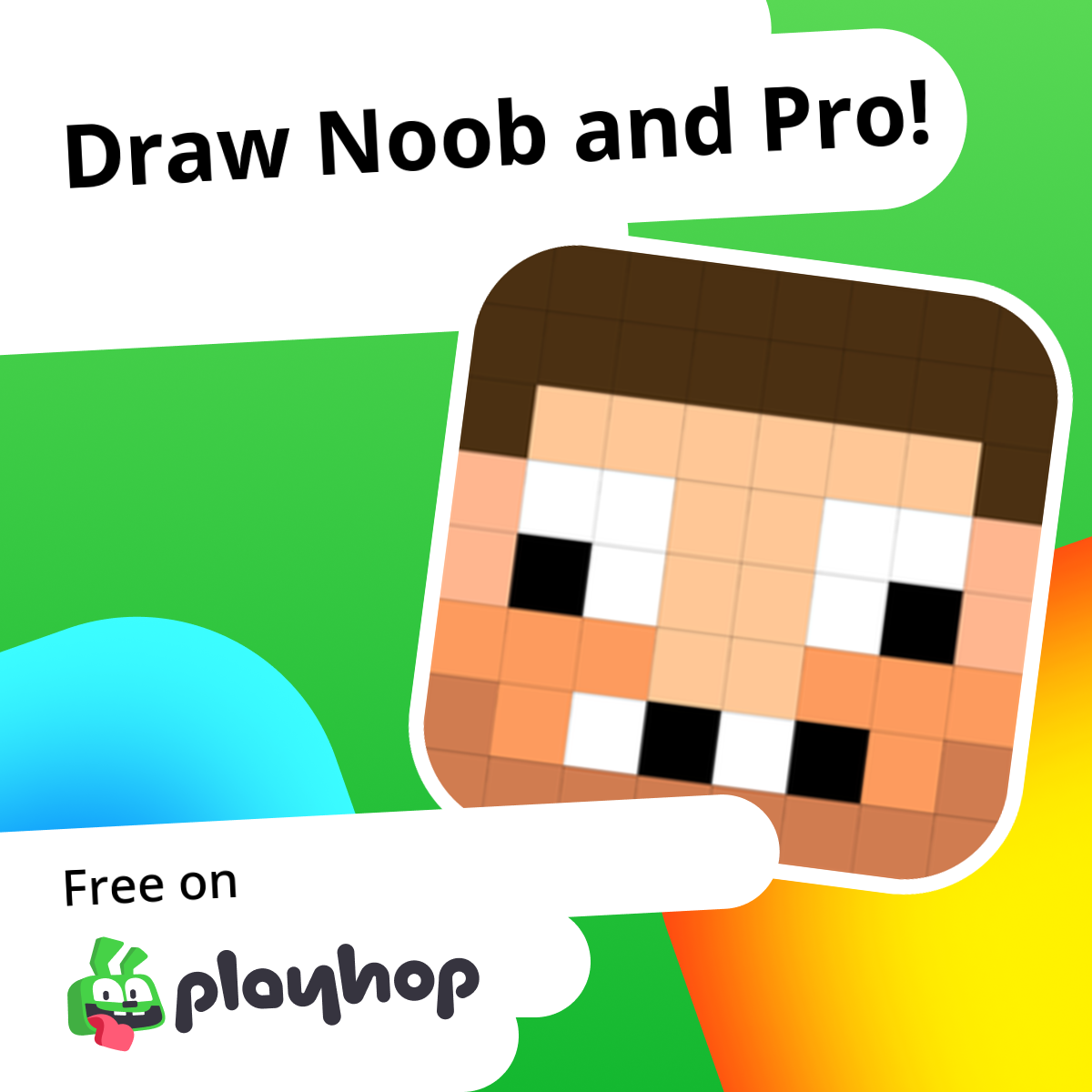 Draw Noob and Pro! (بواسطة Beryl): العب على الإنترنت مجانًا على Playhop