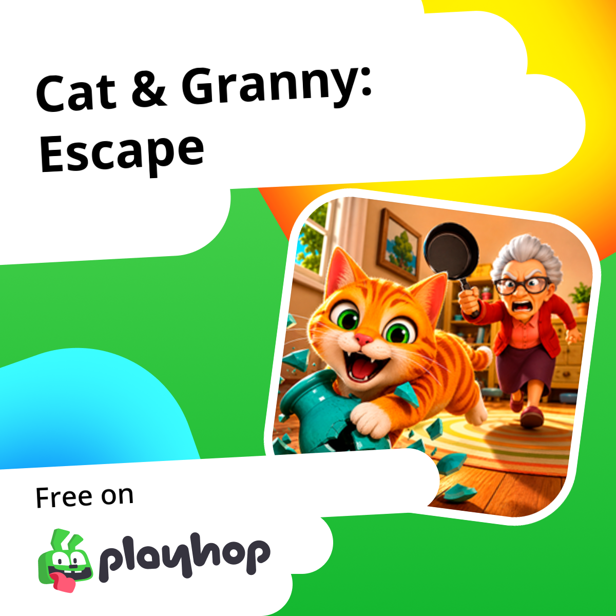 Cat & Granny: Escape: Play Online For Free On Playhop