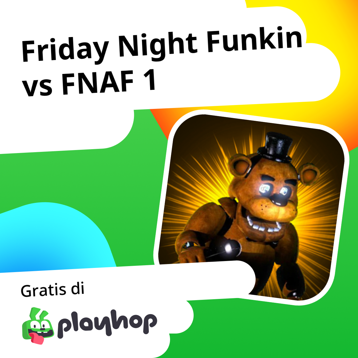 Friday Night Funkin vs FNAF 1: Main Gratis Online di Playhop