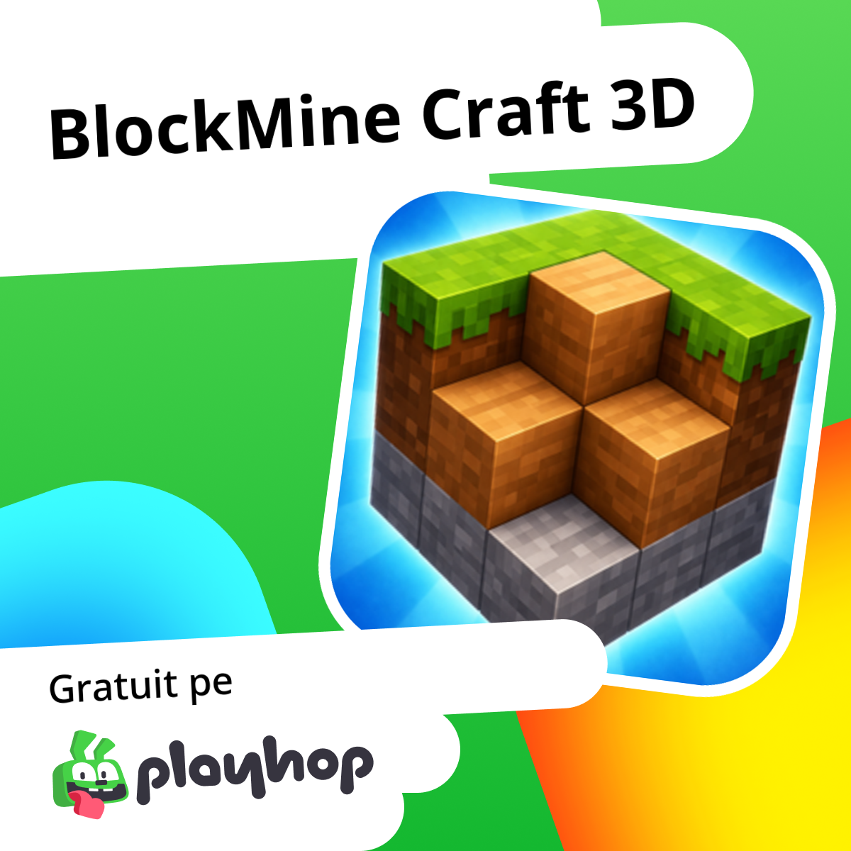 BlockMine Craft 3D: Joacă Online Gratuit pe Playhop