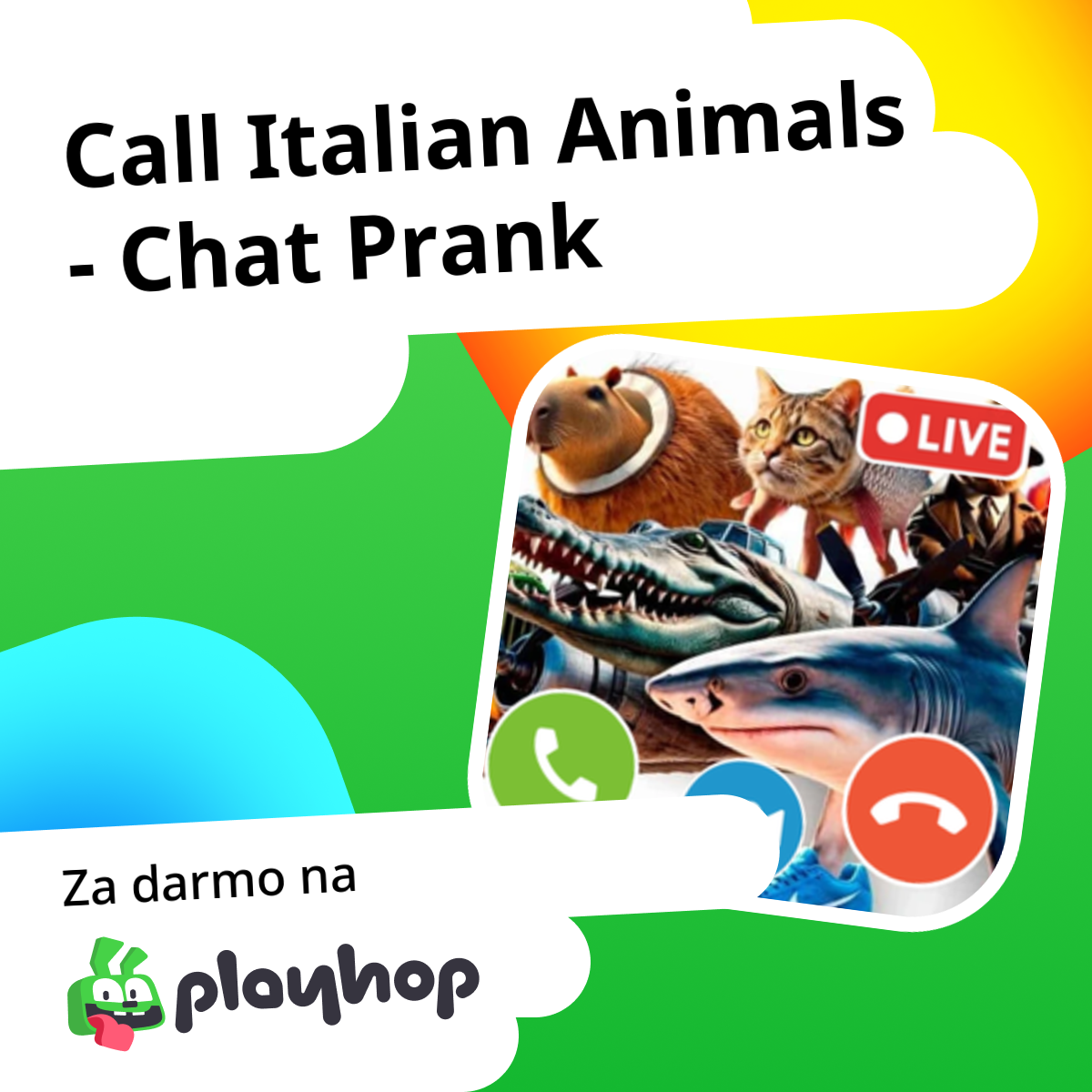 Call Italian Animals - Chat Prank (przez Dolzhenko Dev): Graj Online Za ...