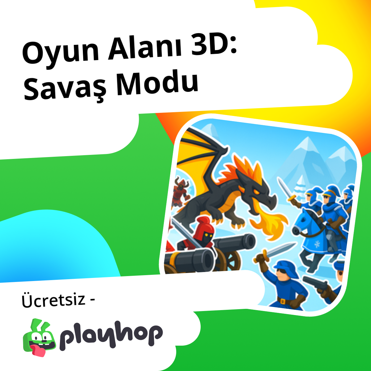 Oyun Alanı 3D: Savaş Modu: Playhop'da Ücretsiz Çevrimiçi Oynayın