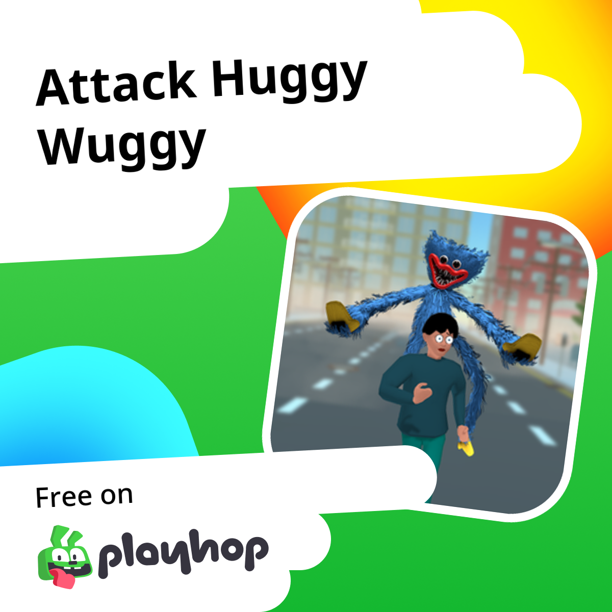 Attack Huggy Wuggy (by AtamanGame): Play Online For Free On Playhop