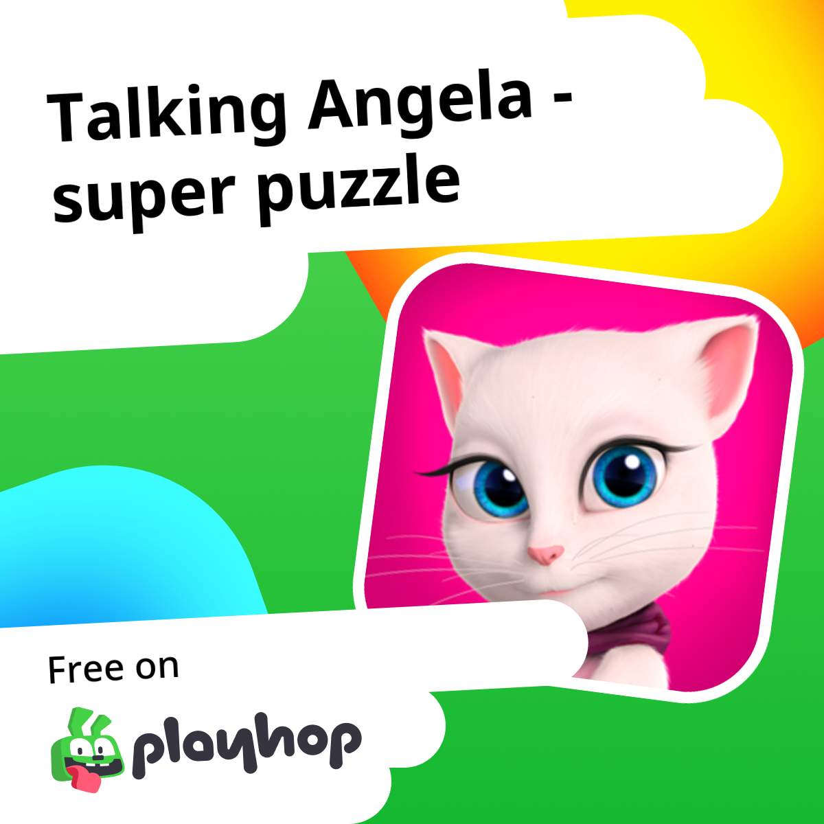 Talking Angela - super puzzle (by AmurGames): Play Online For Free On ...