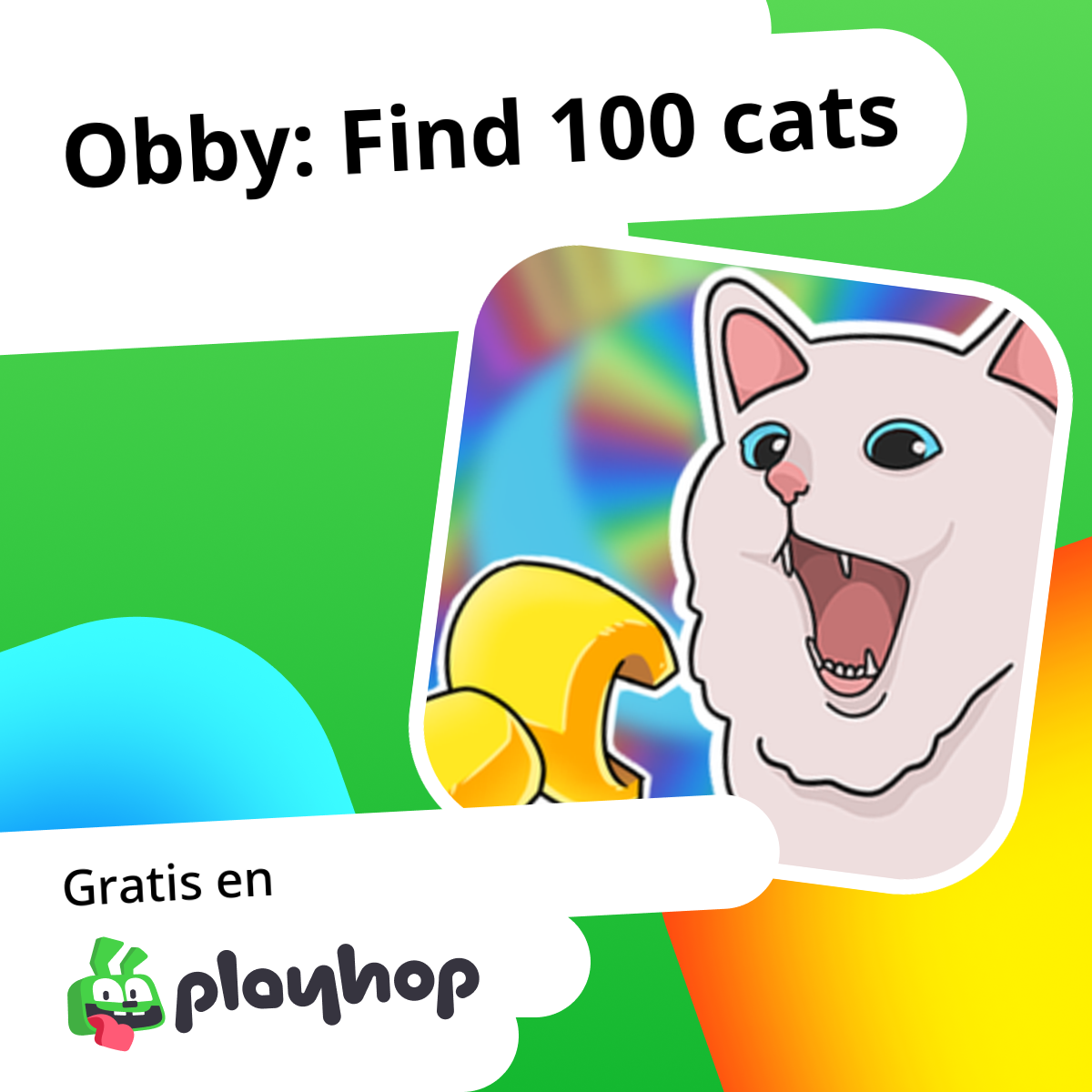 Obby: Find 100 cats (per Six Stones): Juega Gratis Online en Playhop