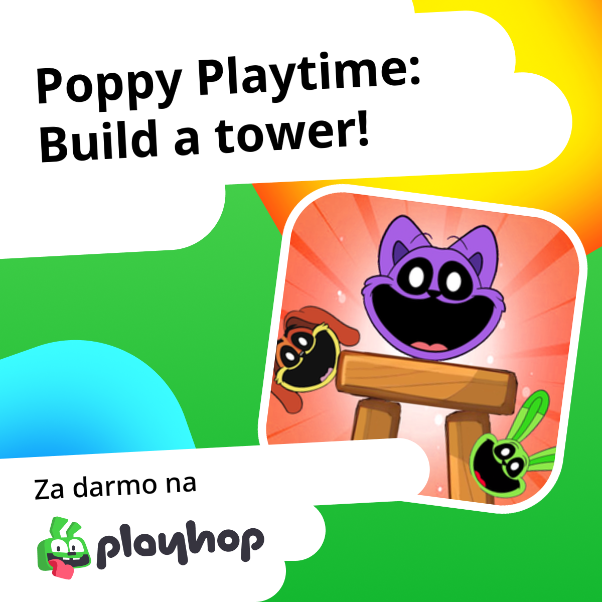 Poppy Playtime: Build a tower! (przez ACT52): Graj Online Za Darmo Na ...