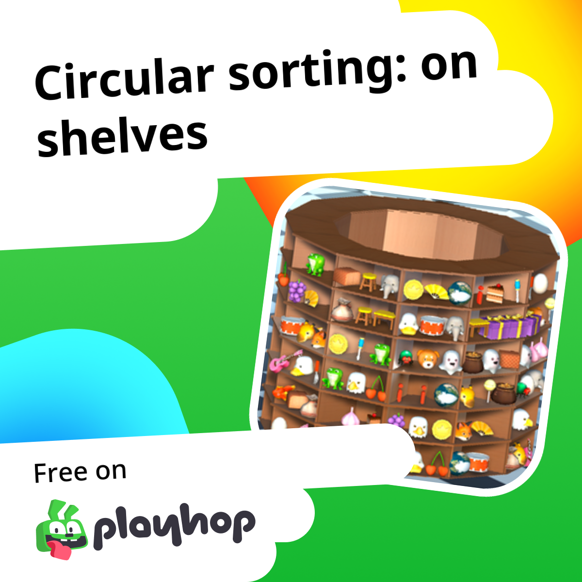 Circular sorting: on shelves (by SkindrowEnt): Play Online For Free On ...