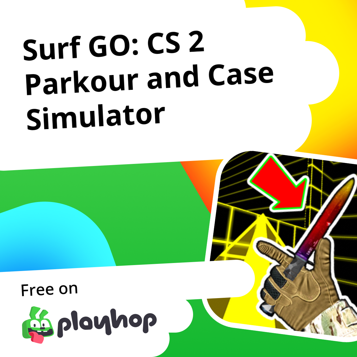 Surf GO: Online parkour, CS GO bhop and surf in 3D (by Games PDA): Play ...