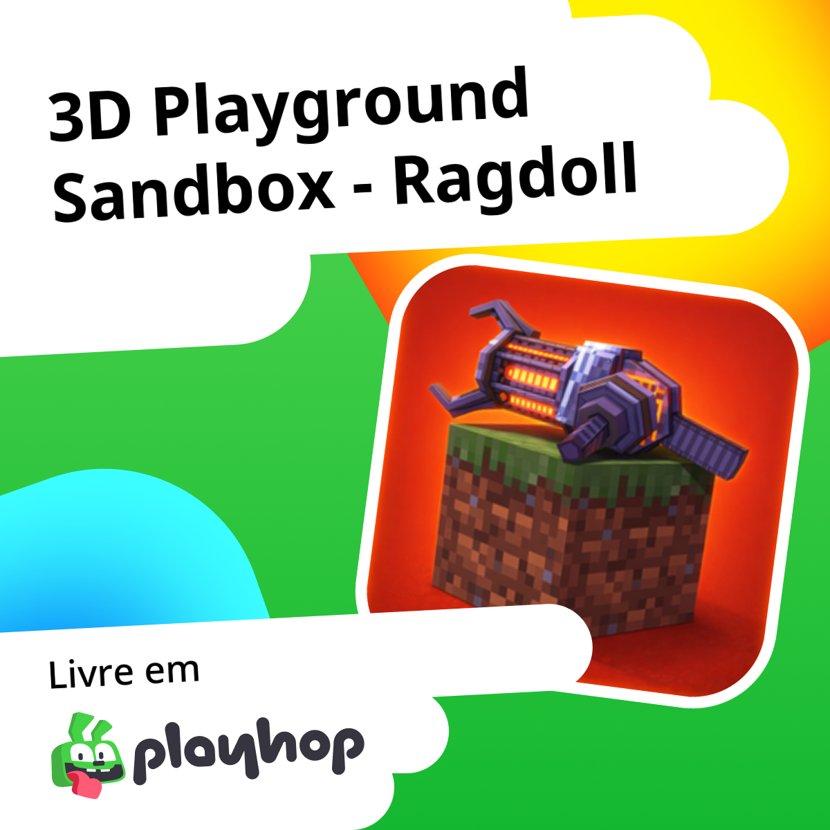 3D Playground Sandbox - Ragdoll (por KUKURUZA): Jogue Online Gratuitamente Em Playhop