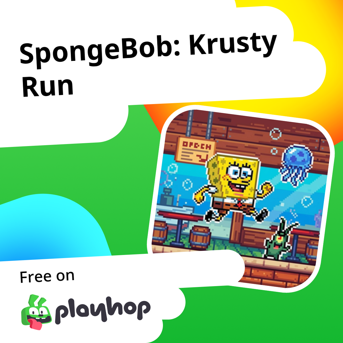 SpongeBob: Krusty Run: Play Online For Free On Playhop