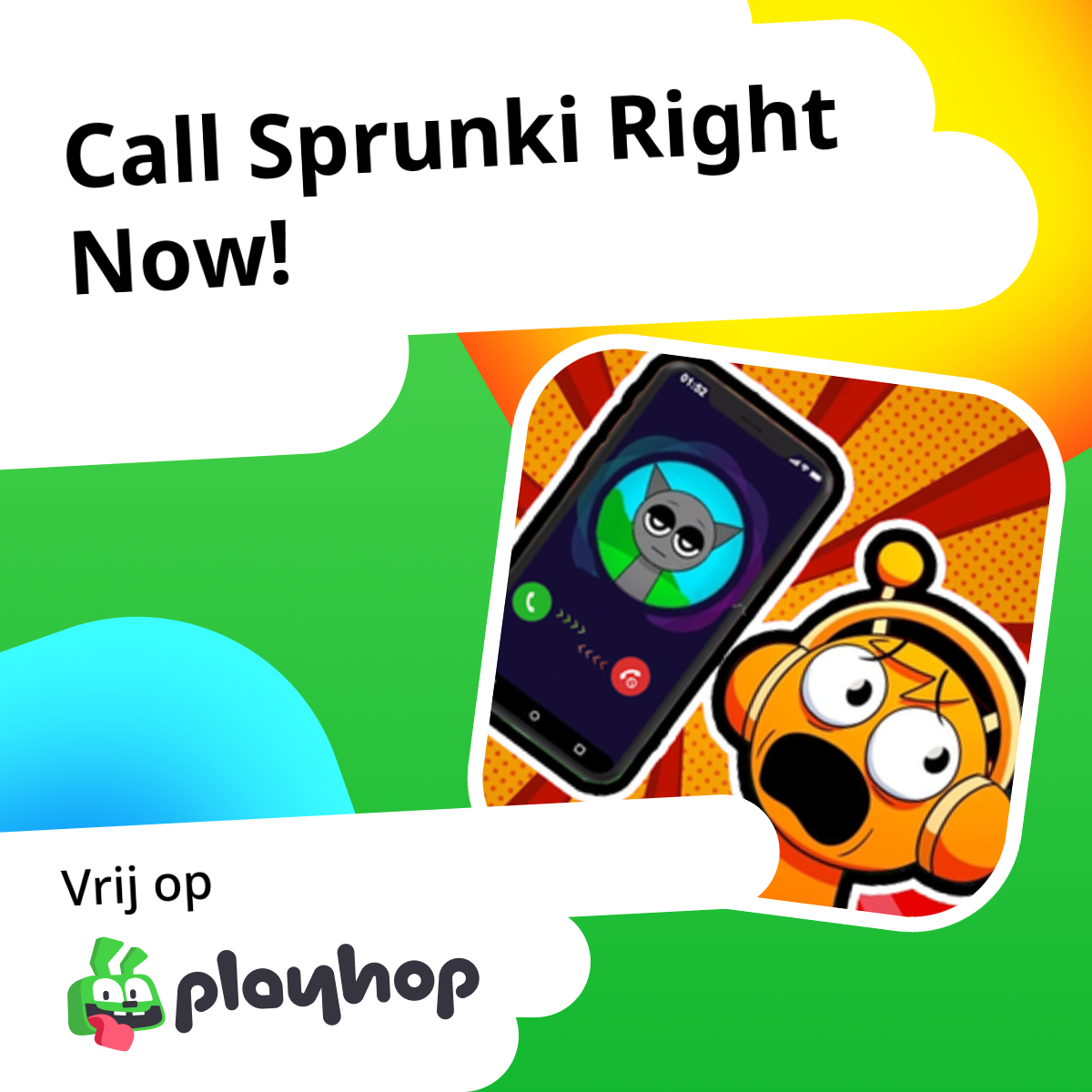Call Sprunki Right Now! (van Trendovye): speel gratis online op Playhop