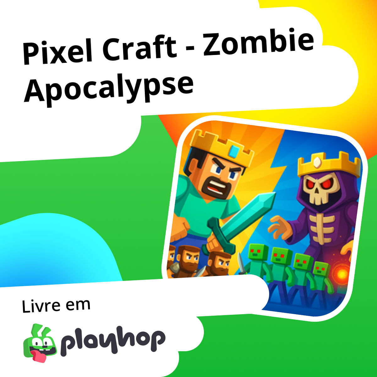 Pixel Craft - Zombie Apocalypse (por DudaGames): Jogue Online Gratuitamente Em Playhop