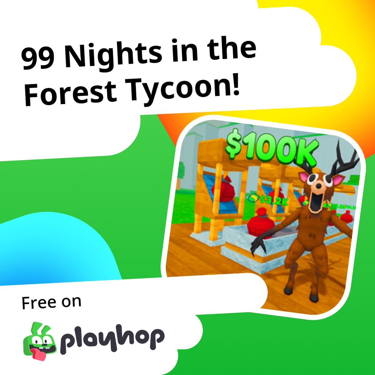 99 Nights in the Forest Tycoon!: Play Online For Free On Playhop