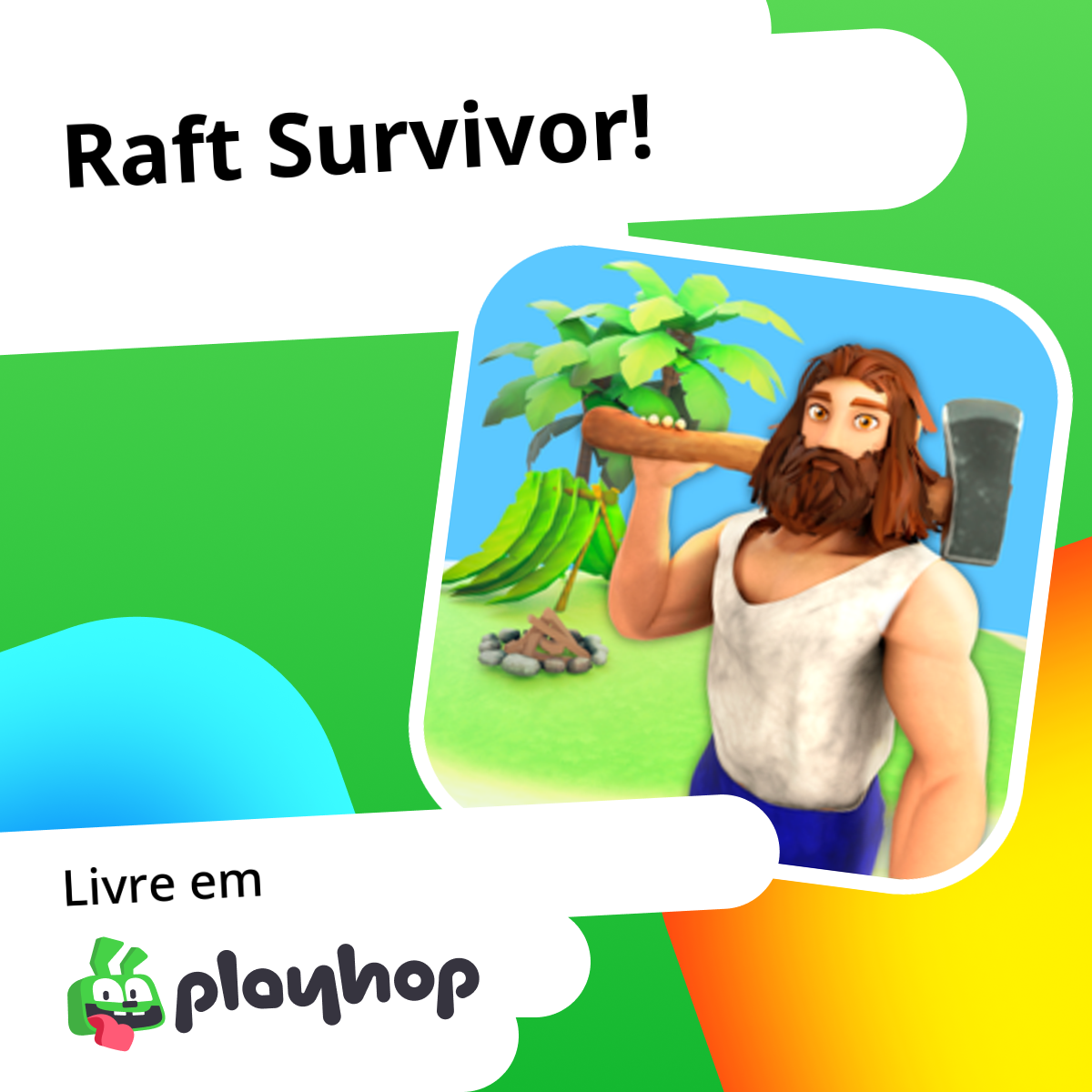 Raft Survivor! (por Mossa Games): Jogue Online Gratuitamente Em Playhop